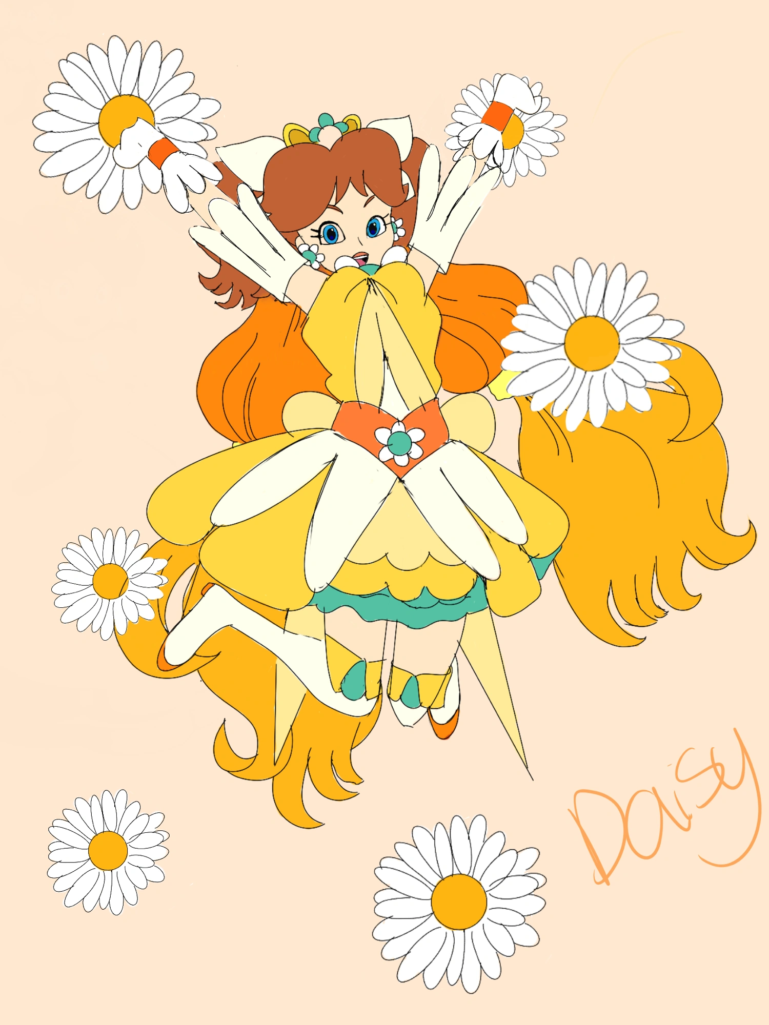 Princess Daisy in Cure Twinkle’s Uniform | Fandom