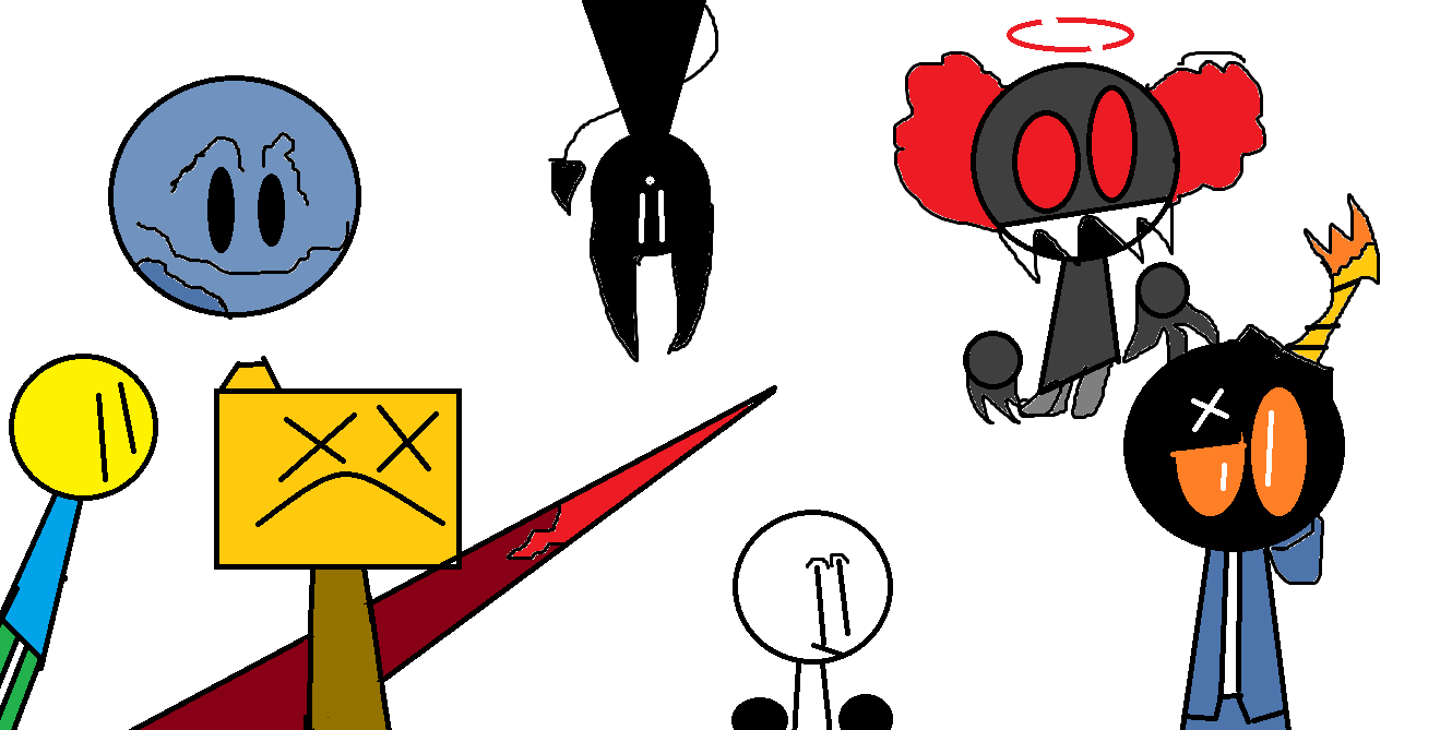 i got bored so i drew some fnf mods lol | Fandom