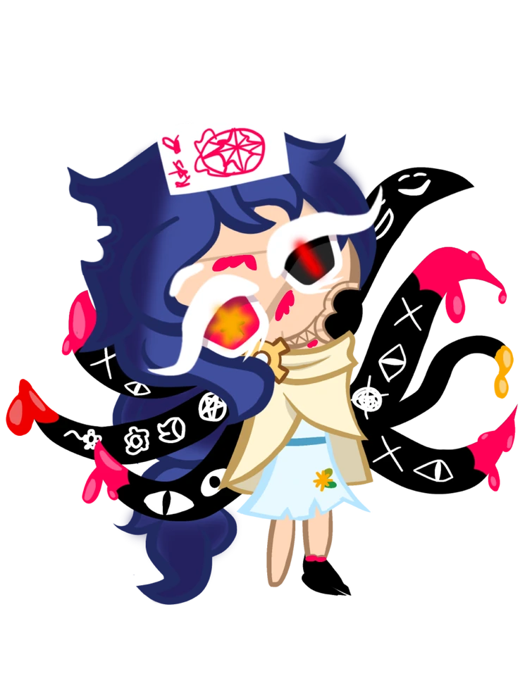 Infected Blueberry Moonlight Cookie being forgotten belike: (WARNING ...