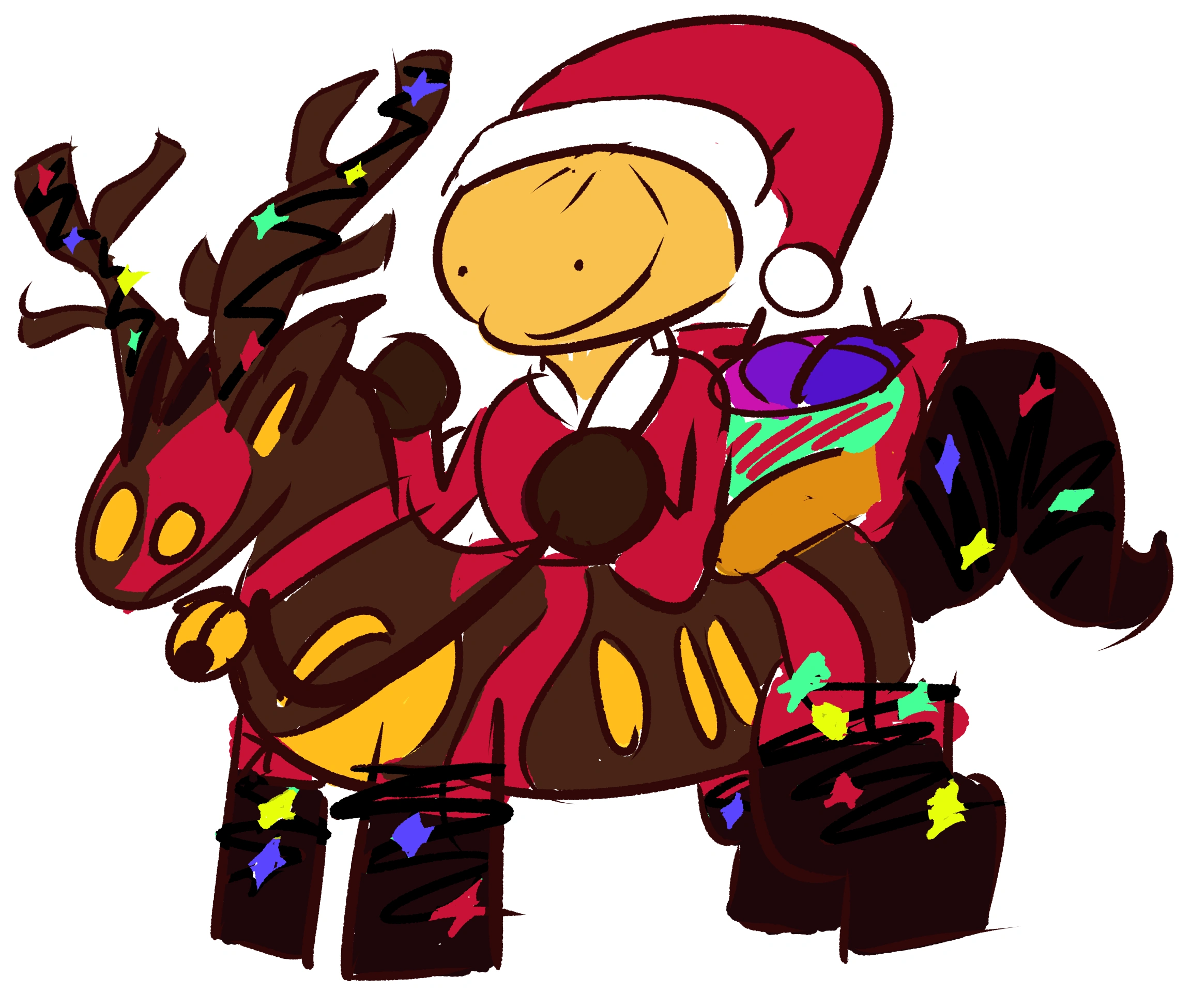 christmas nevermare i drew in like 20 mins lol | Fandom
