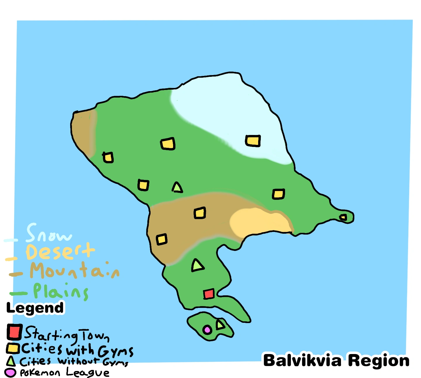 First time making a fanmade pokemon region | Fandom