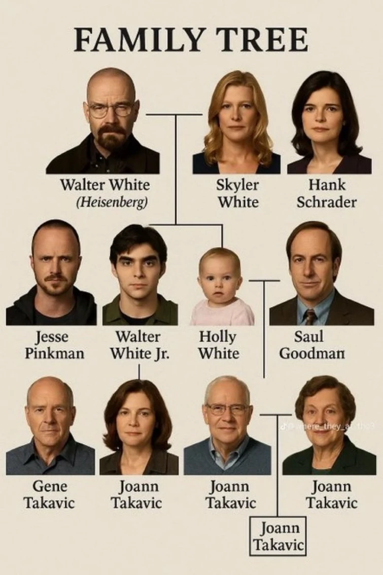 Found this absolutely insane family tree that someone AI-generated 😭 ...