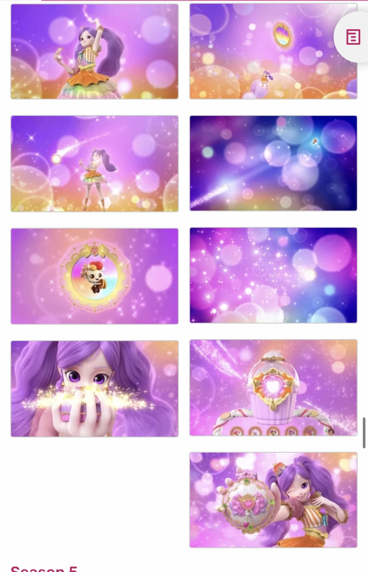 Just finished editing the princess gallery with completed catching ...
