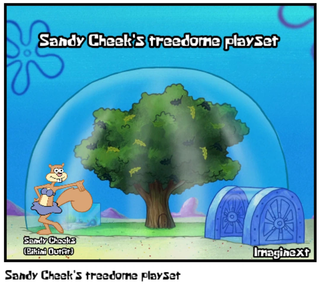 Sandy Cheek's treedome playset by Imaginext | Fandom