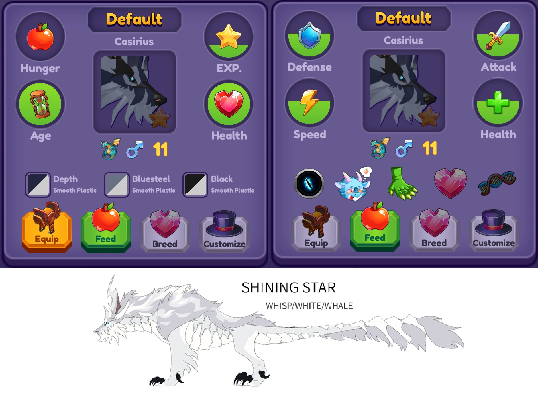 Swapping a NM Default Casi for a Shining Star Preset Casirius! | Fandom