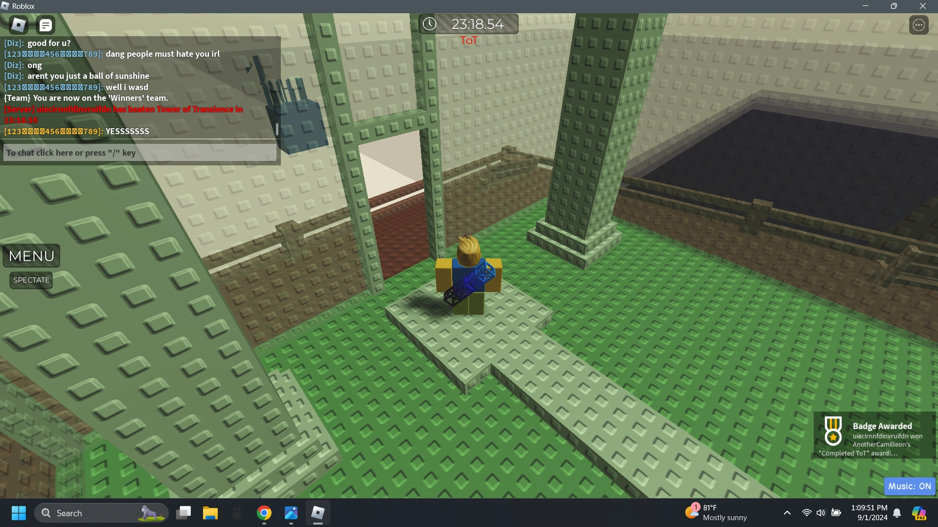 I BEAT MY FIRST DIFFICULT (full length tower) | Fandom