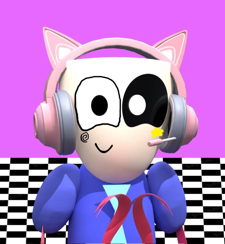 Manager Gangle wearing Cat-Ear Headphones | Fandom