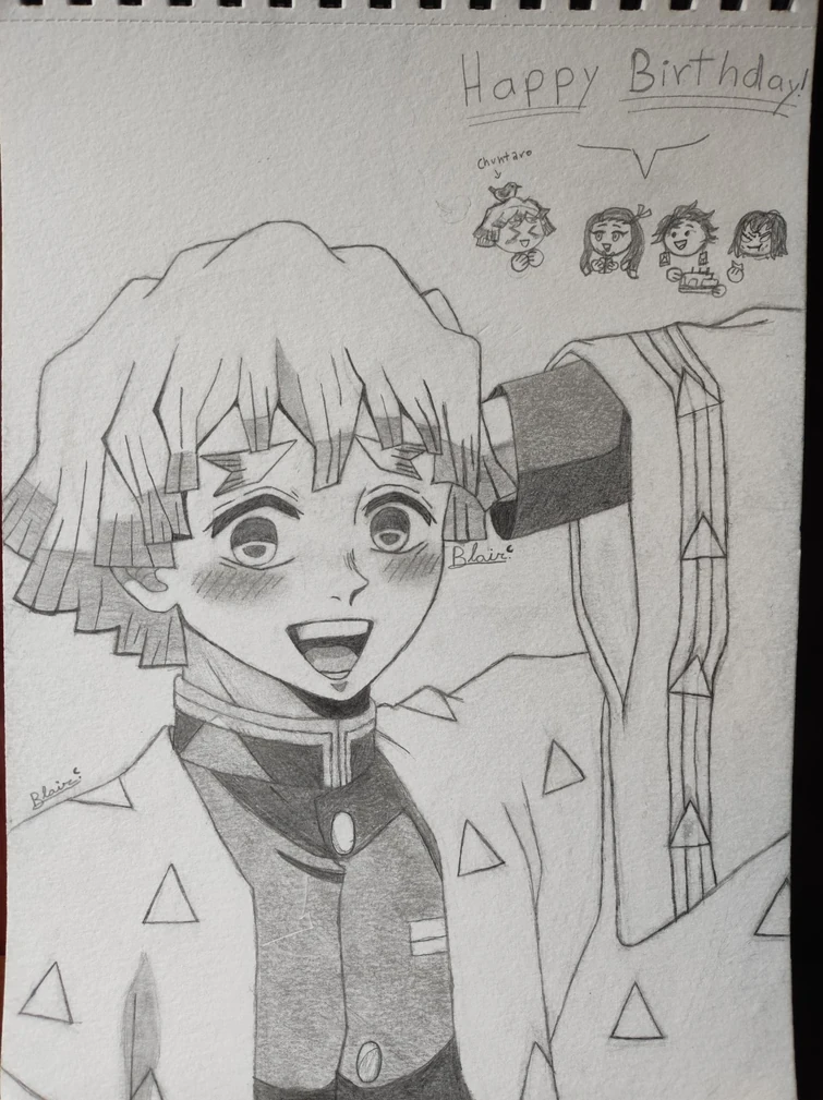 Zenitsu Agatsuma's birthday!/ ¡El cumpleaños de Zenitsu Agatsuma! | Fandom