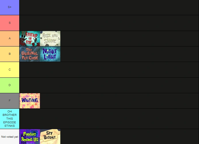 SpongeBob Season 5 Voting Game (#5) | Fandom