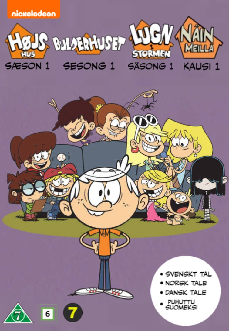 Here are some fanmade Loud House Seasons 1-3 Nordic DVDs that I made ...