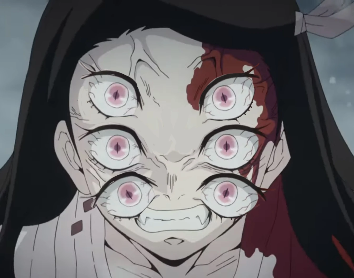 Part 2 of What If KnY characters had 6 eyes like Kokushibo! (Nezuko ...