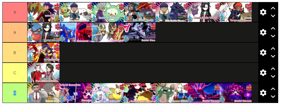 Music Tier List SWSH | Fandom