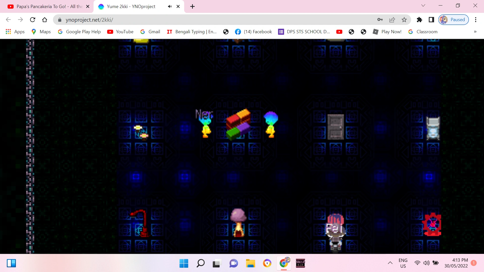 Anyone noticed how the blue blocks turned into colorful blocks? | Fandom