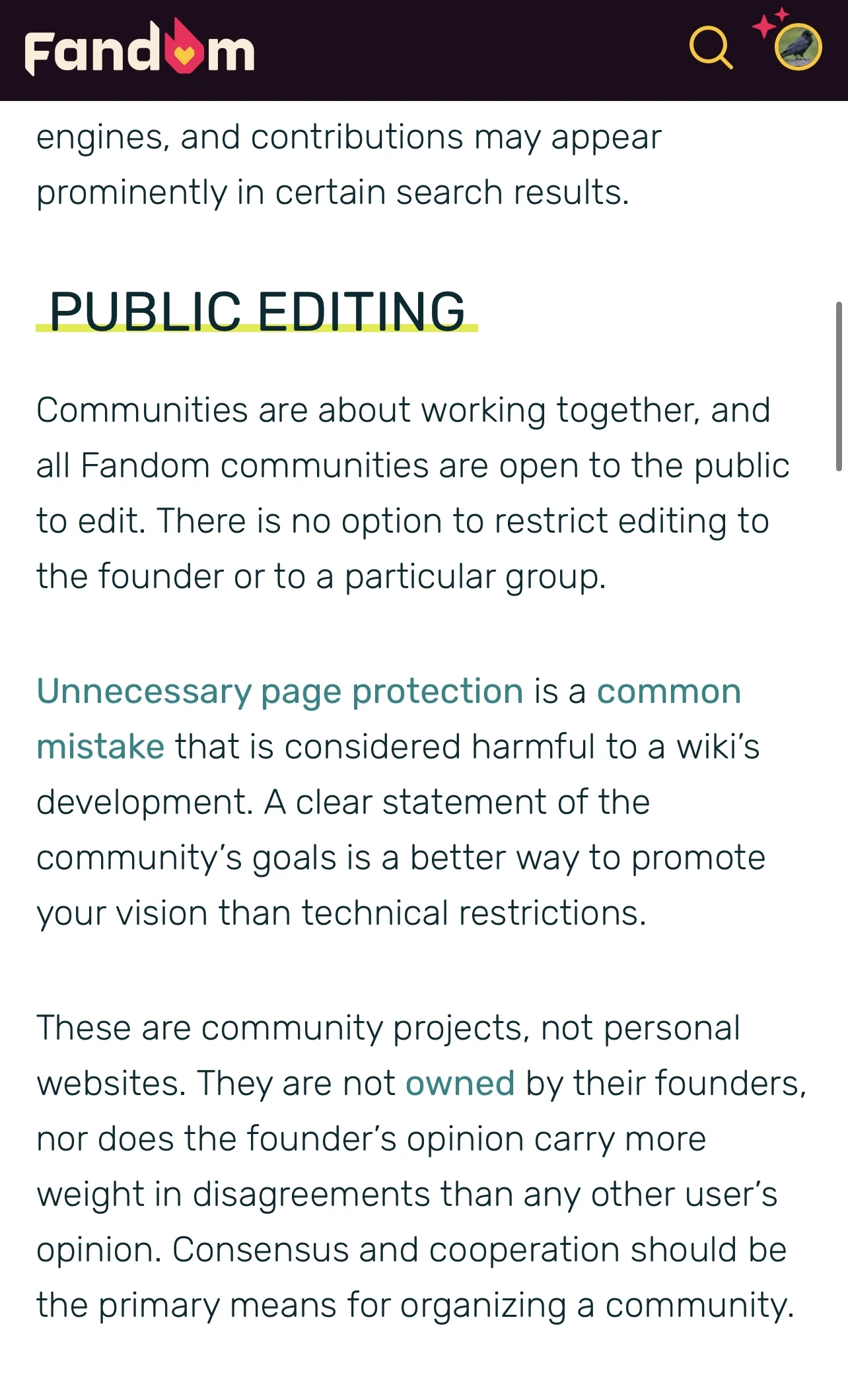 Does this wiki violate the community creation policy? | Fandom