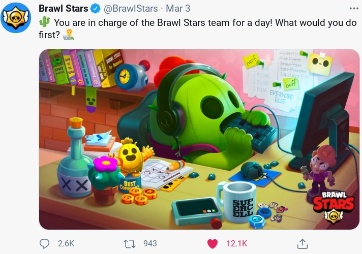 brawl stars's tweet | Fandom