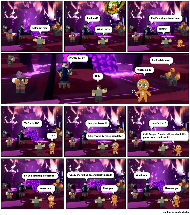 so I made more random comics for a TDS crossover | Fandom