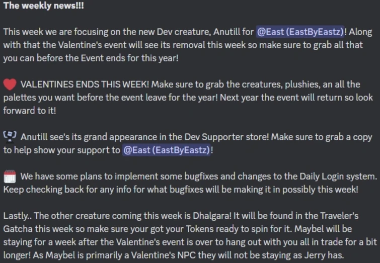 Sonaria News 2/21/2023: New Dev Creature Anutill + More Dalghara! | Fandom