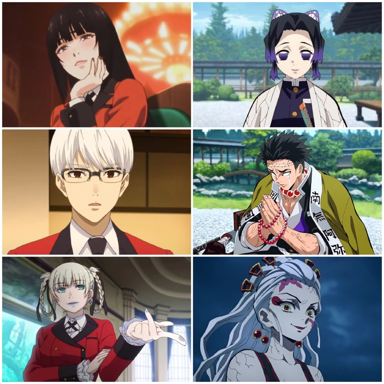 In the first category the same voice actor in Japanese and in the second category the same voice ...