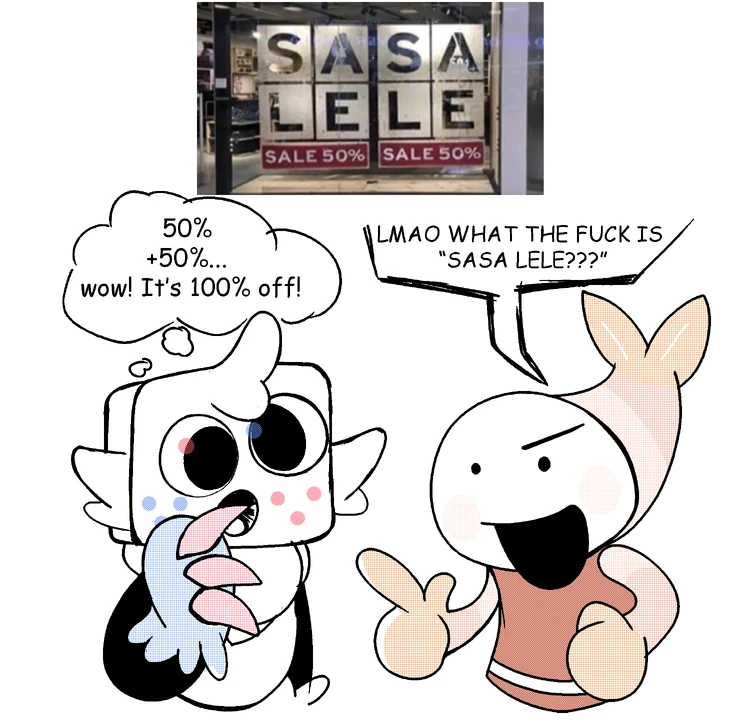 shrimpo and goob outside dandy's store | Fandom