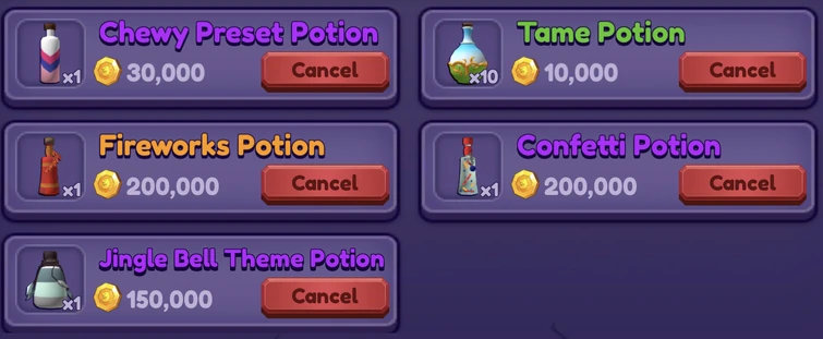 inv auc (dragons + pots) | Fandom