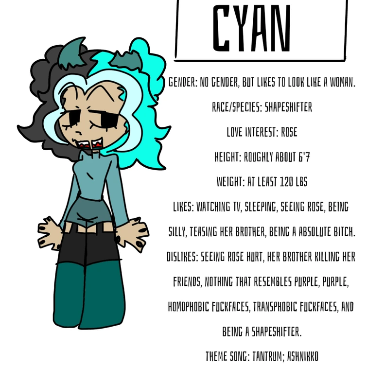 qna about Cyan. | Fandom