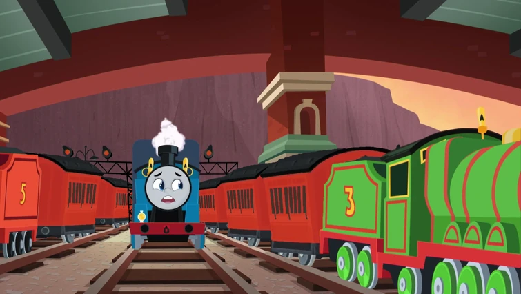 That one shot of James and Henry in Vicarstown but with coaches, not ...