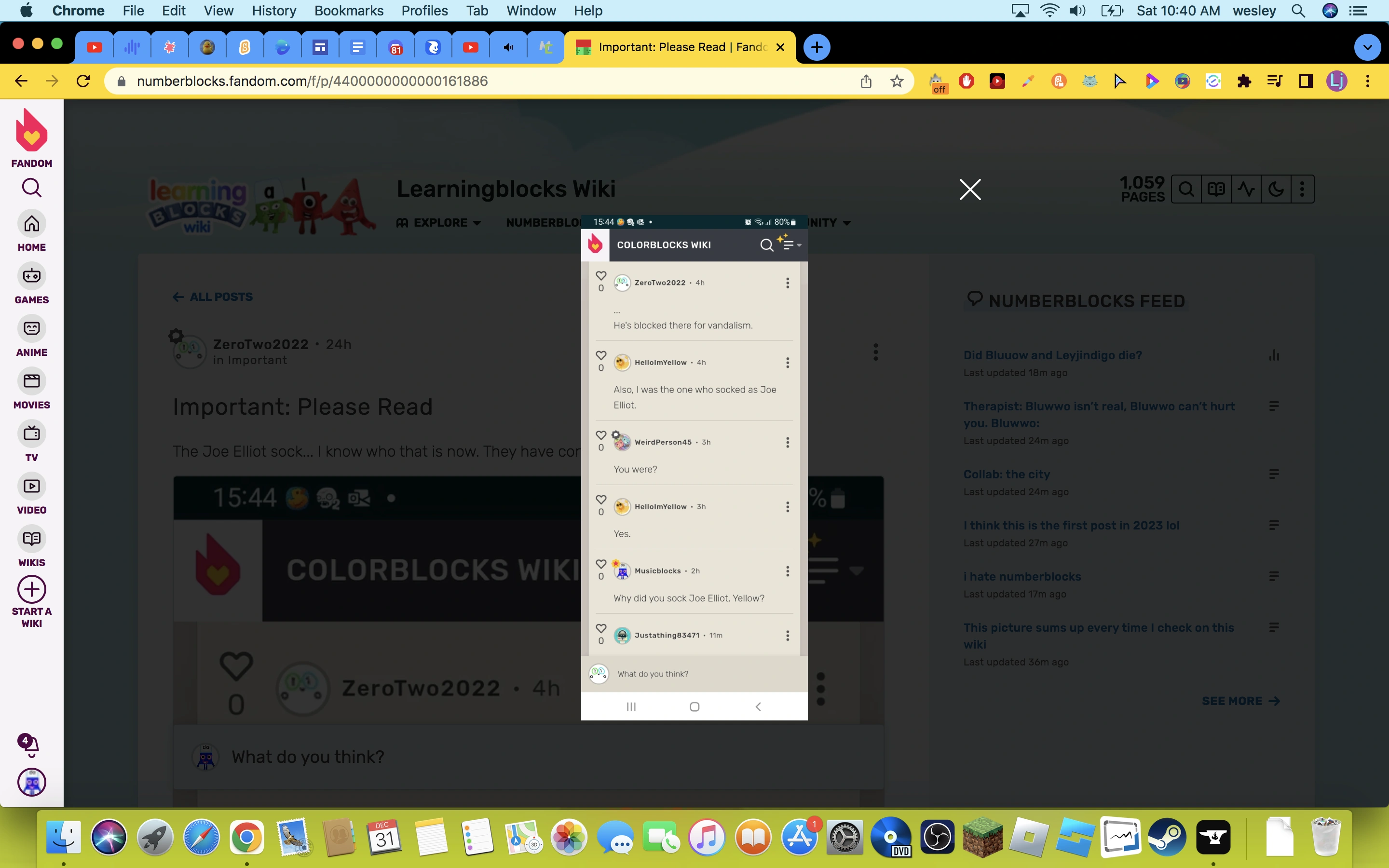 I got fans that love me so much that they create posts that make me ...