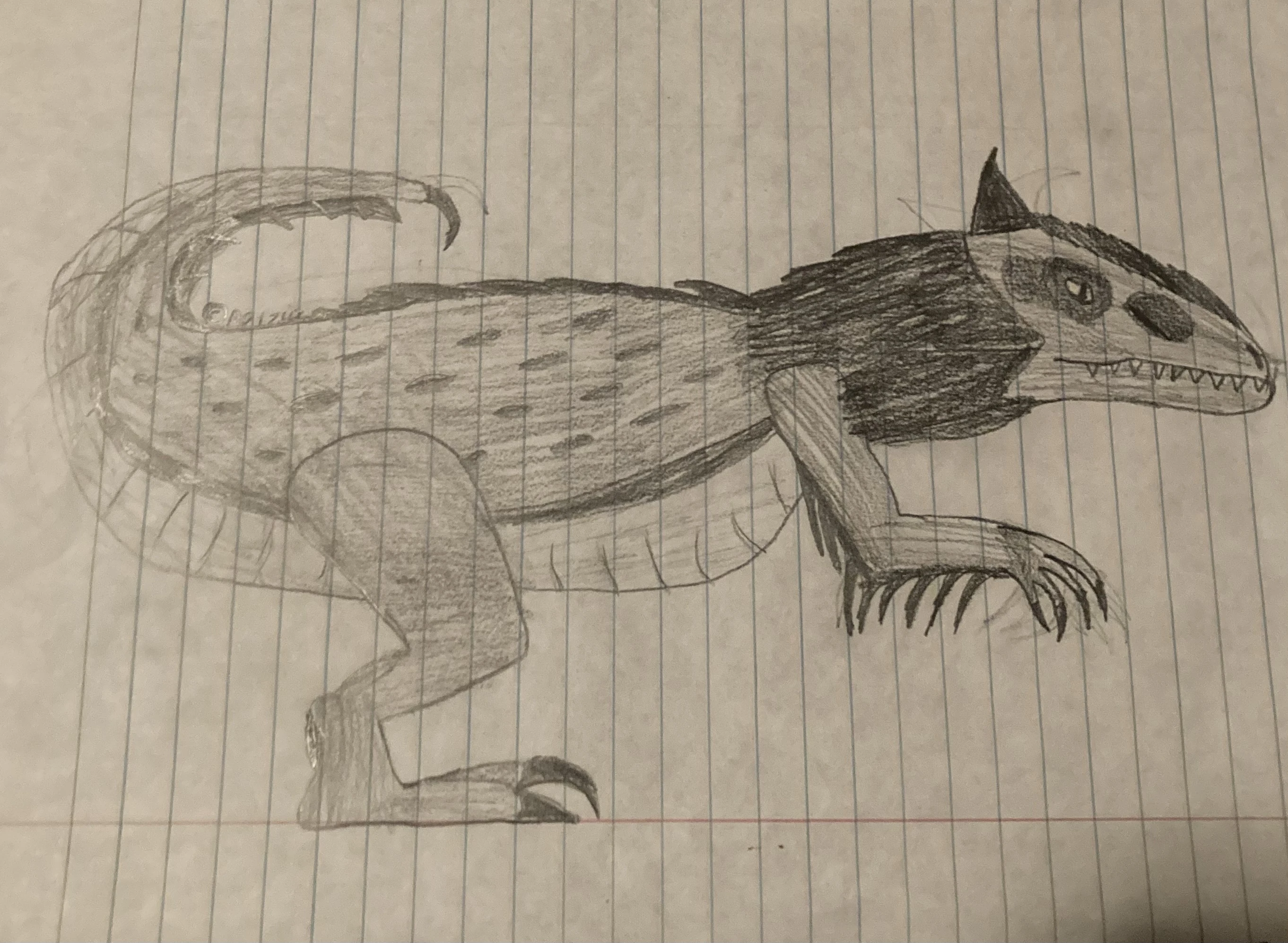 I drew a redesign of the Indominus Rex | Fandom