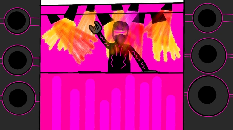 fan art of neon rave dj | Fandom