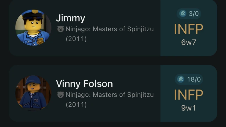 Which Ninjago character has your MBTI type? | Fandom