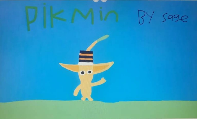 First Pikmin drawing! | Fandom
