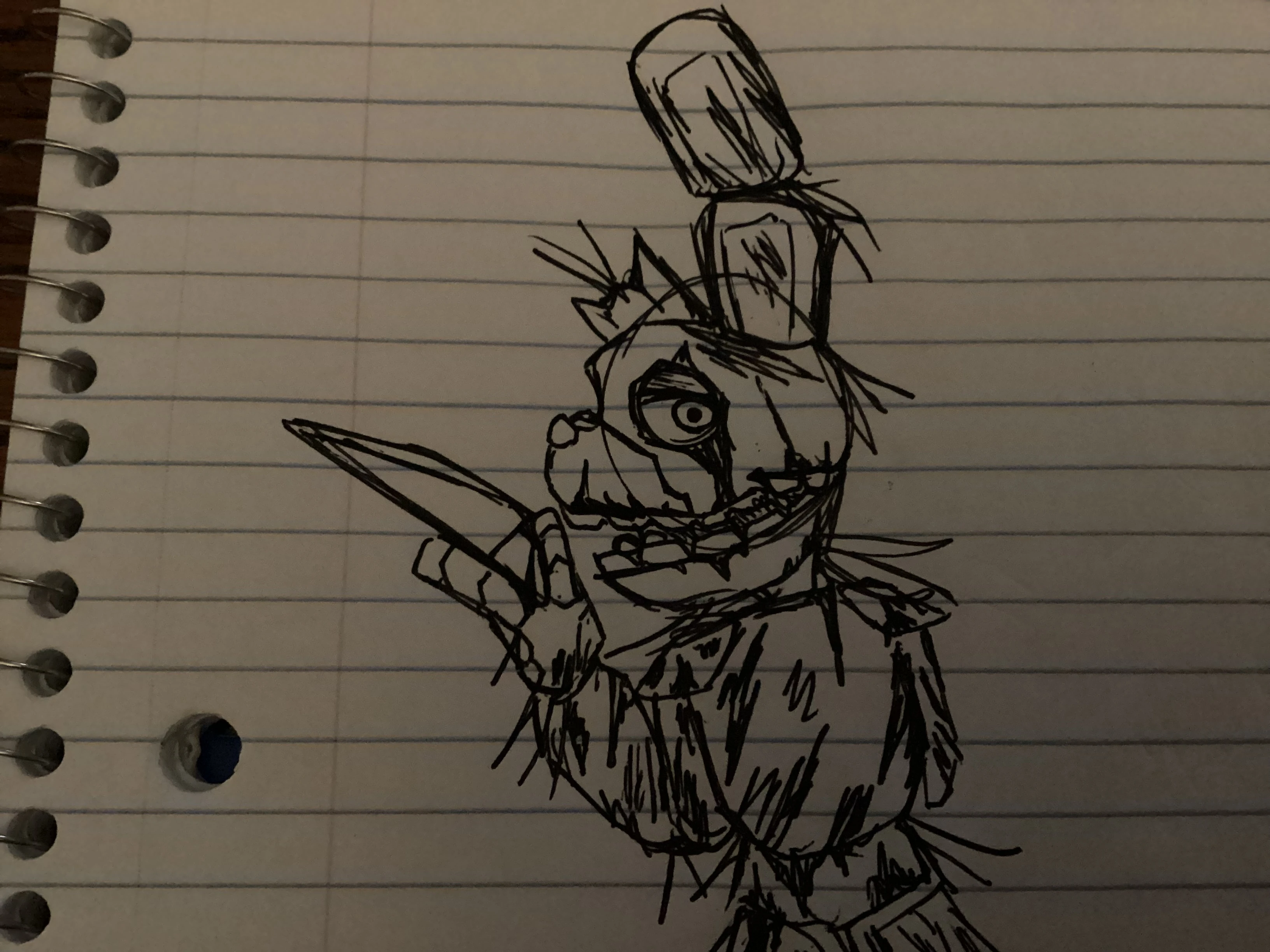 Springtrap pen doodle | Fandom