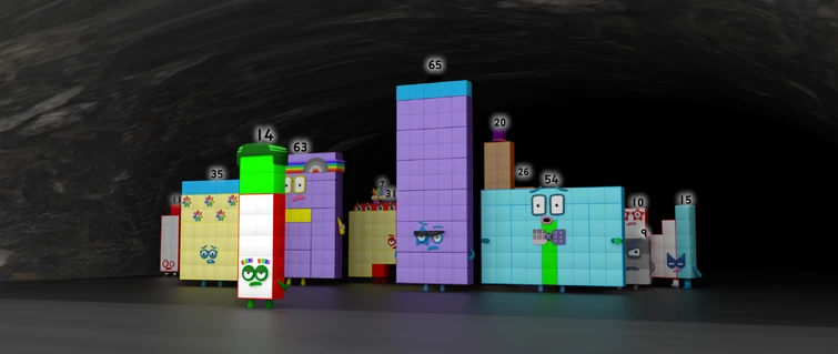 My Numberblocks Movie concept #9 | Fourteen shows everyone his bunker ...