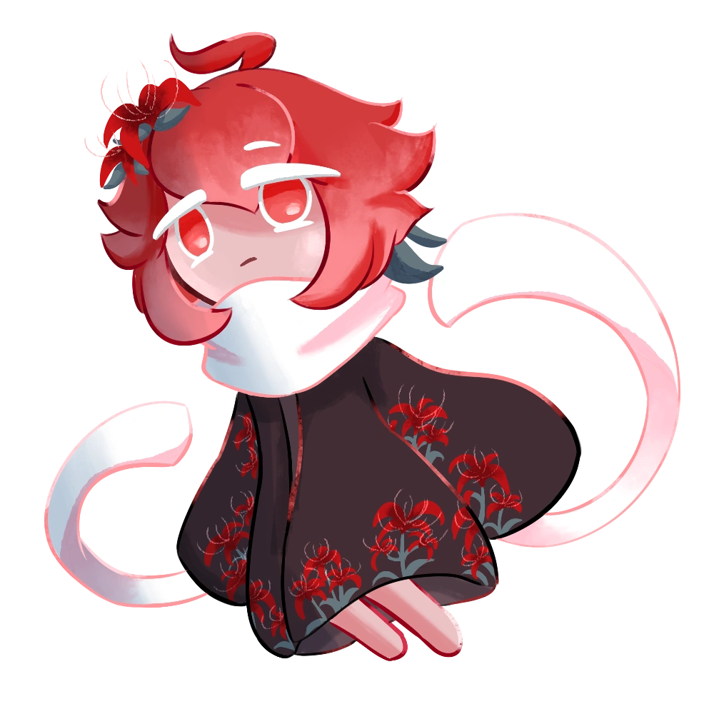 did an illustration for spider lily cookie! | Fandom