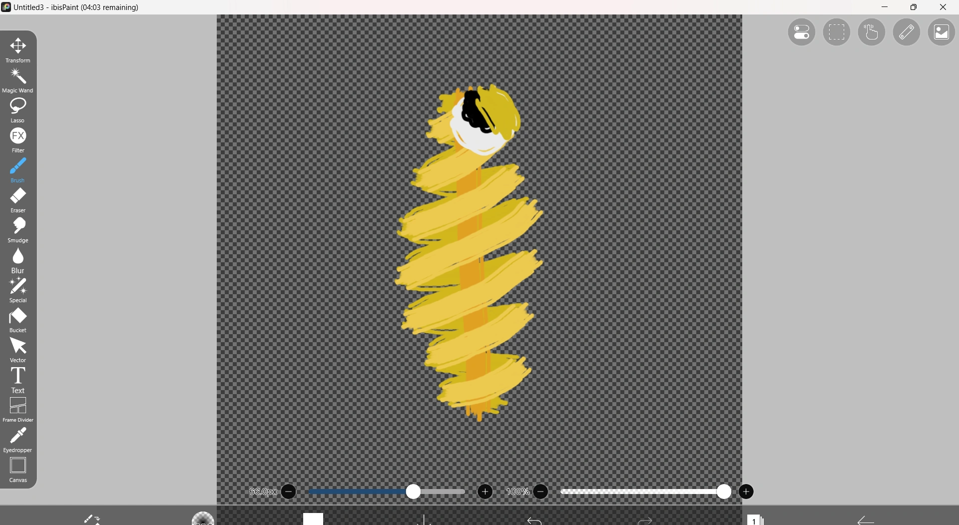 First time trying out ibis paint with the custom bugsnax brush and ...