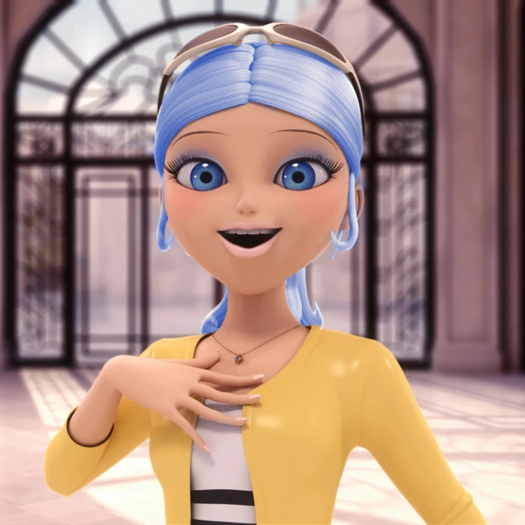 Chloé with blue hair | Fandom