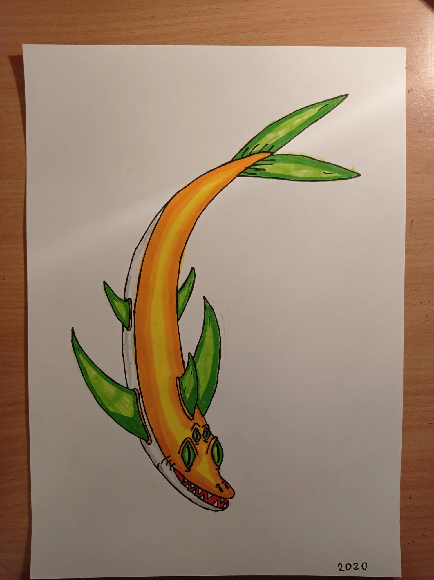 I have redesigned the wingeel. | Fandom