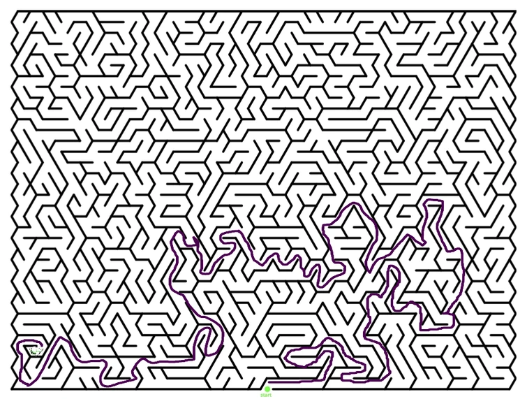 Since everyone absolutely DESTROYED the A-15 maze I made a cooler one ...