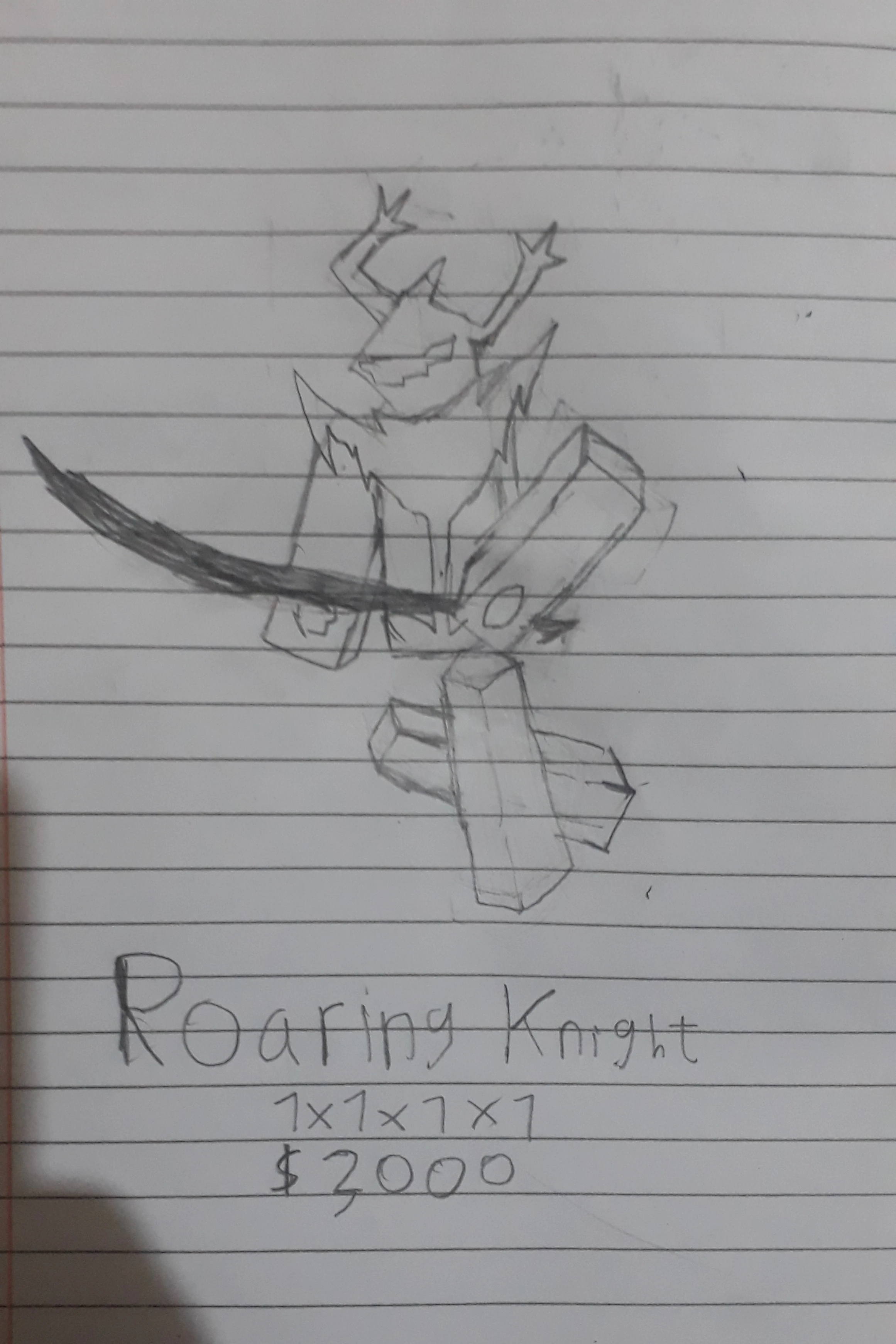 ROARING KNIGHT (1x1x1x1 Skin) | Fandom