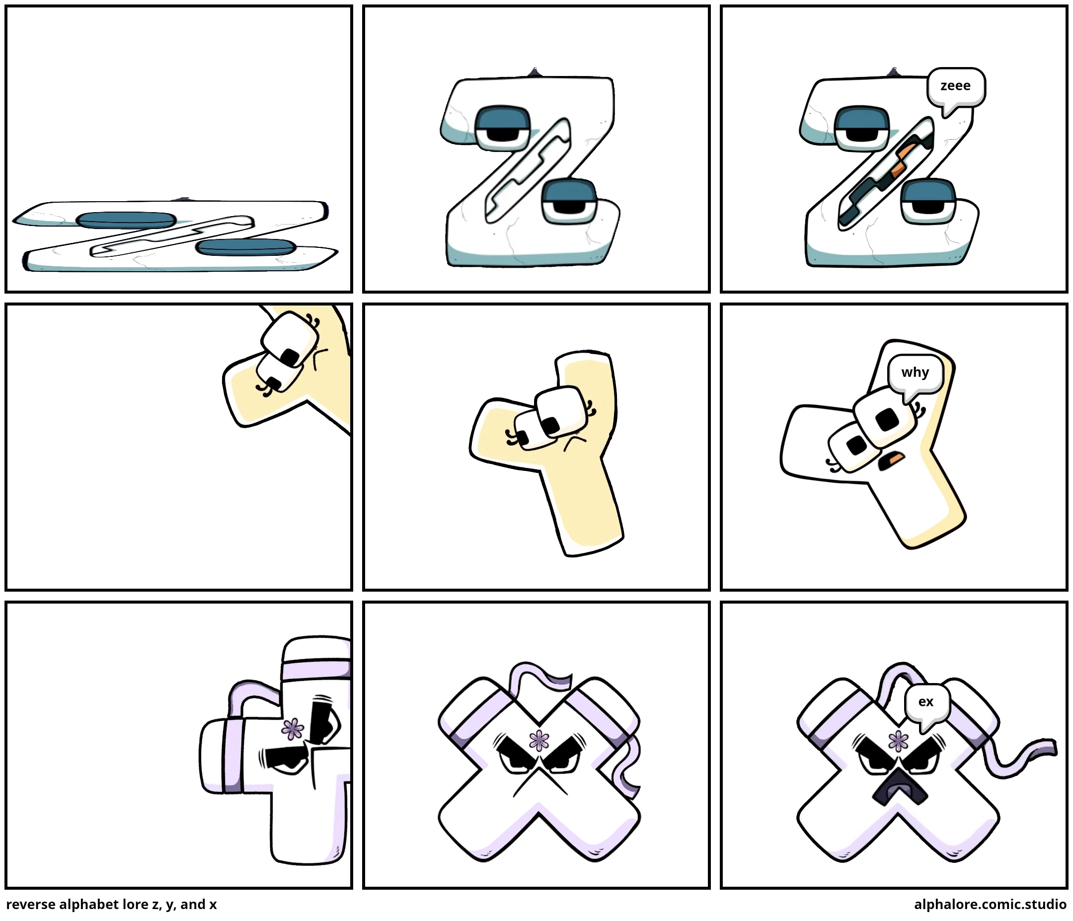 reverse alphabet lore z-v | Fandom
