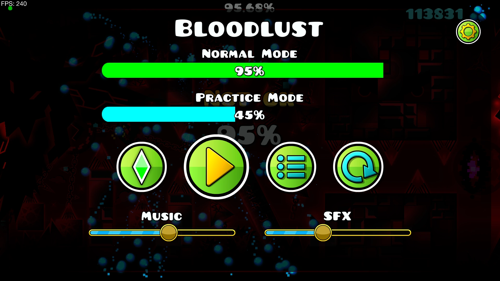 BLOODLUST 95% 7610 ATTEMPTS | Fandom