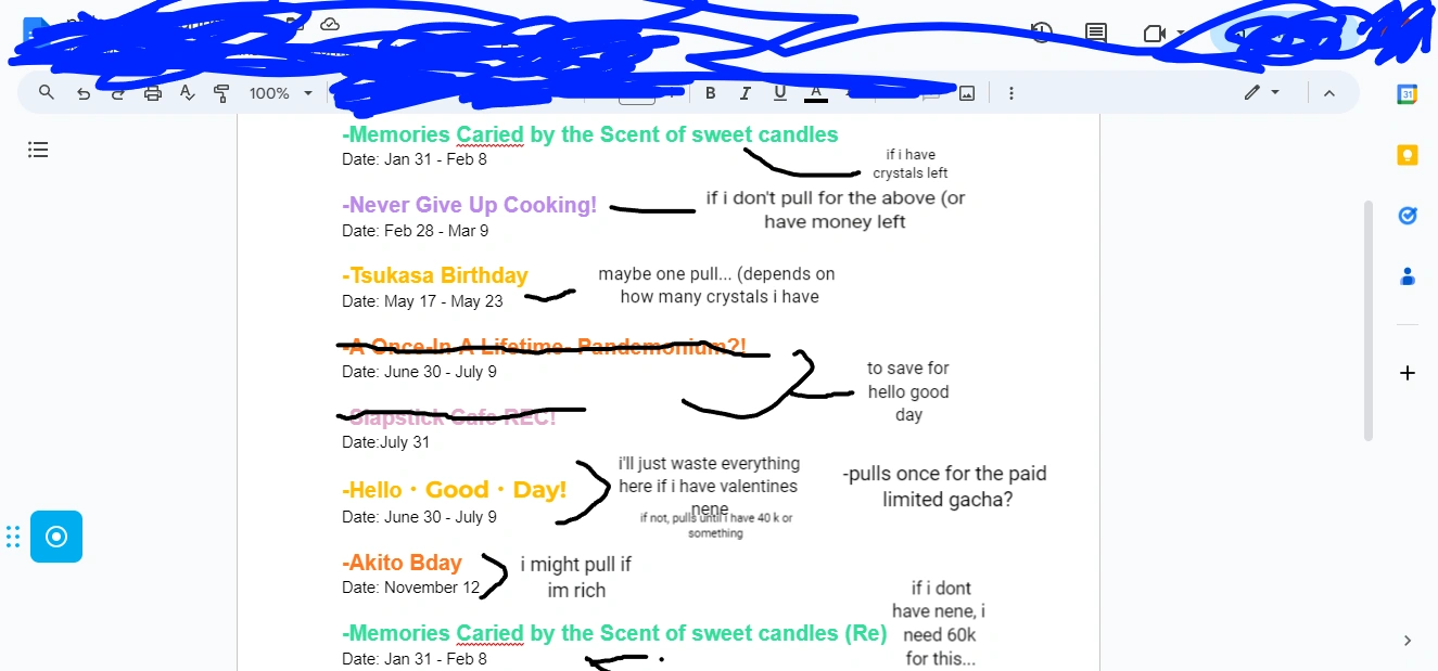 i made this whole plan for 2024 | Fandom