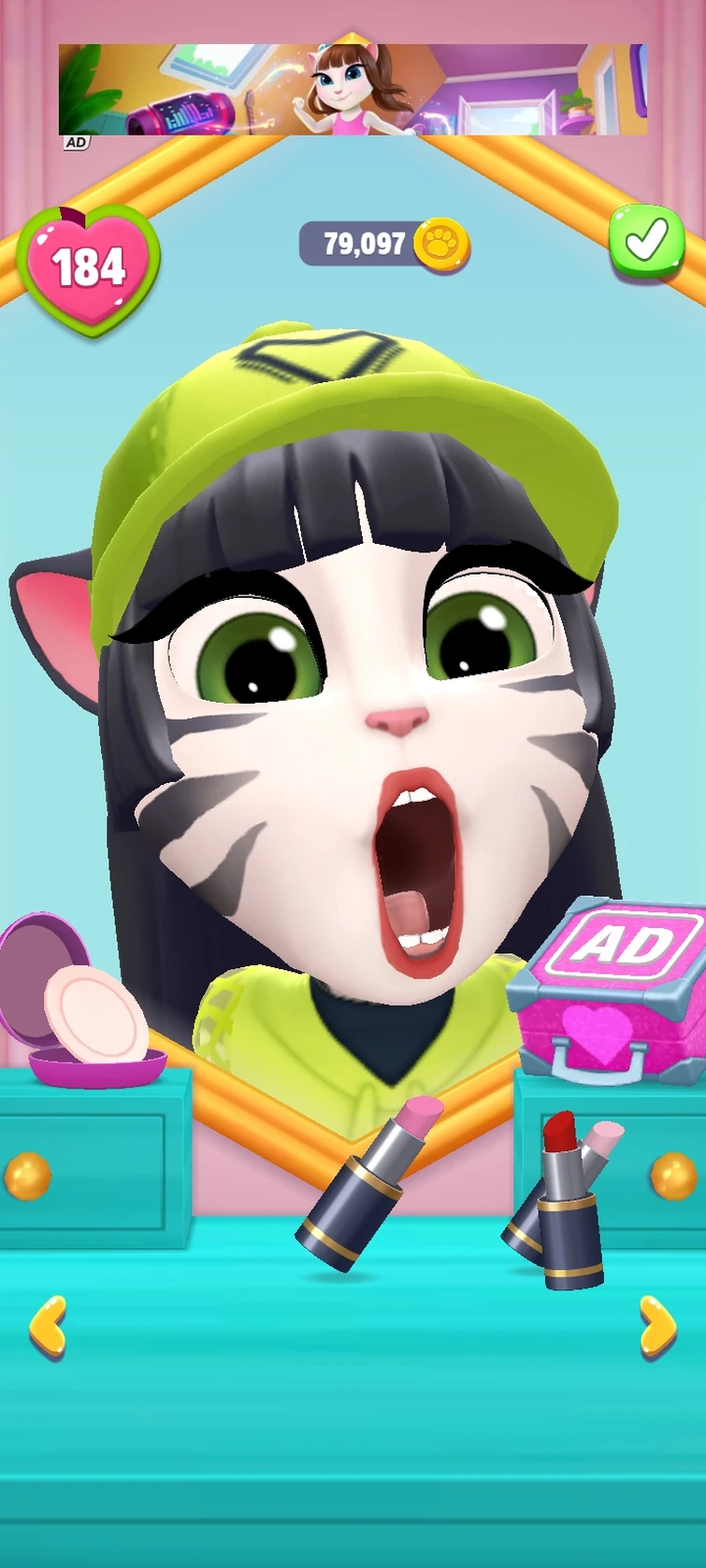 Angela grin back then vs now | Fandom