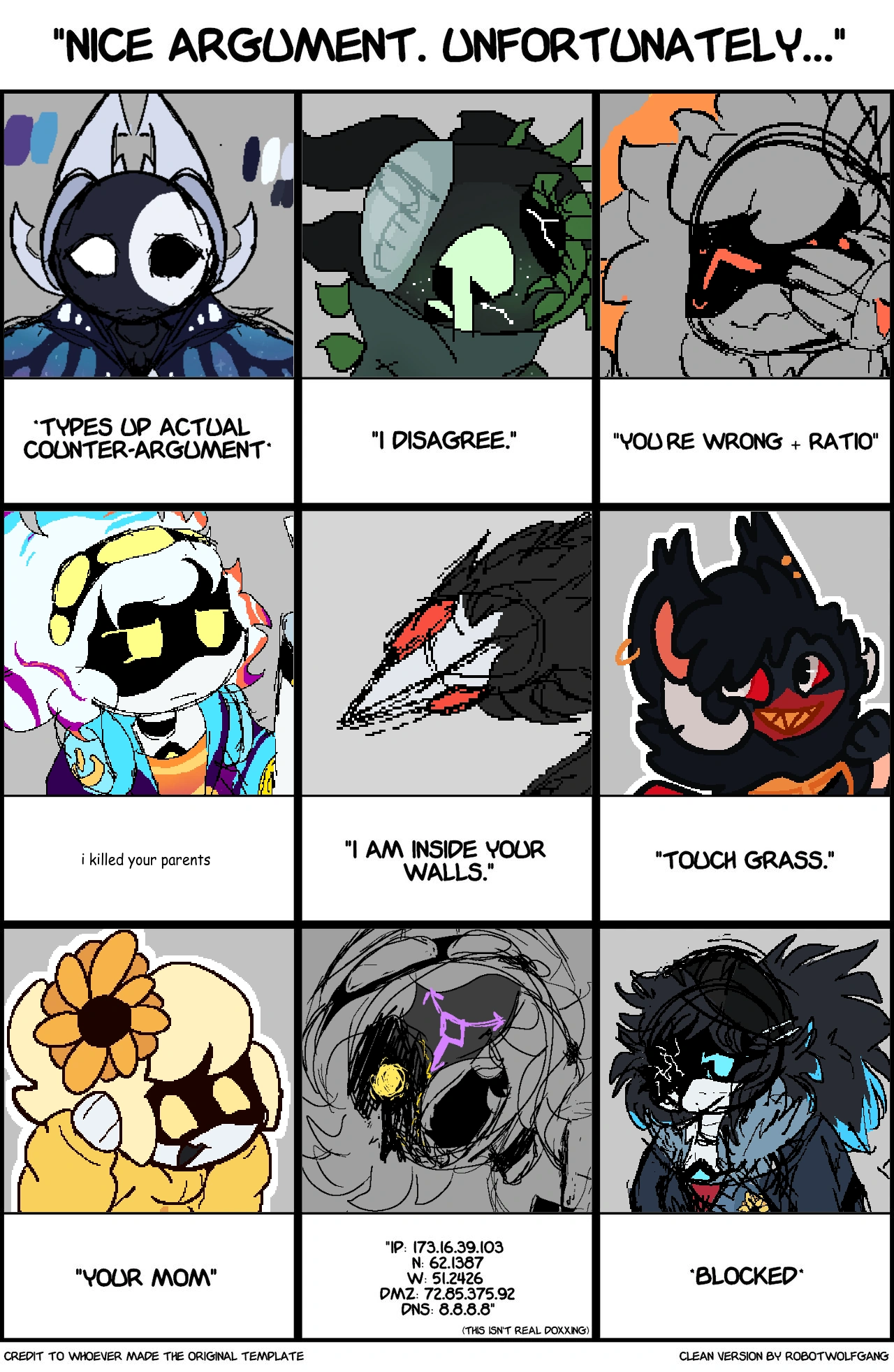 Nice argument, unfortunately.. | Fandom