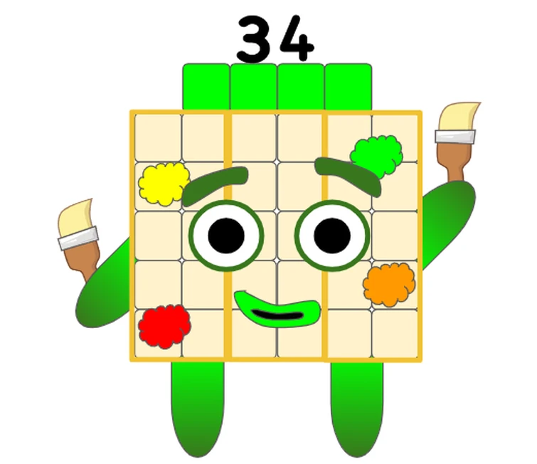 my fanmade numbeblocks 33-39 | Fandom