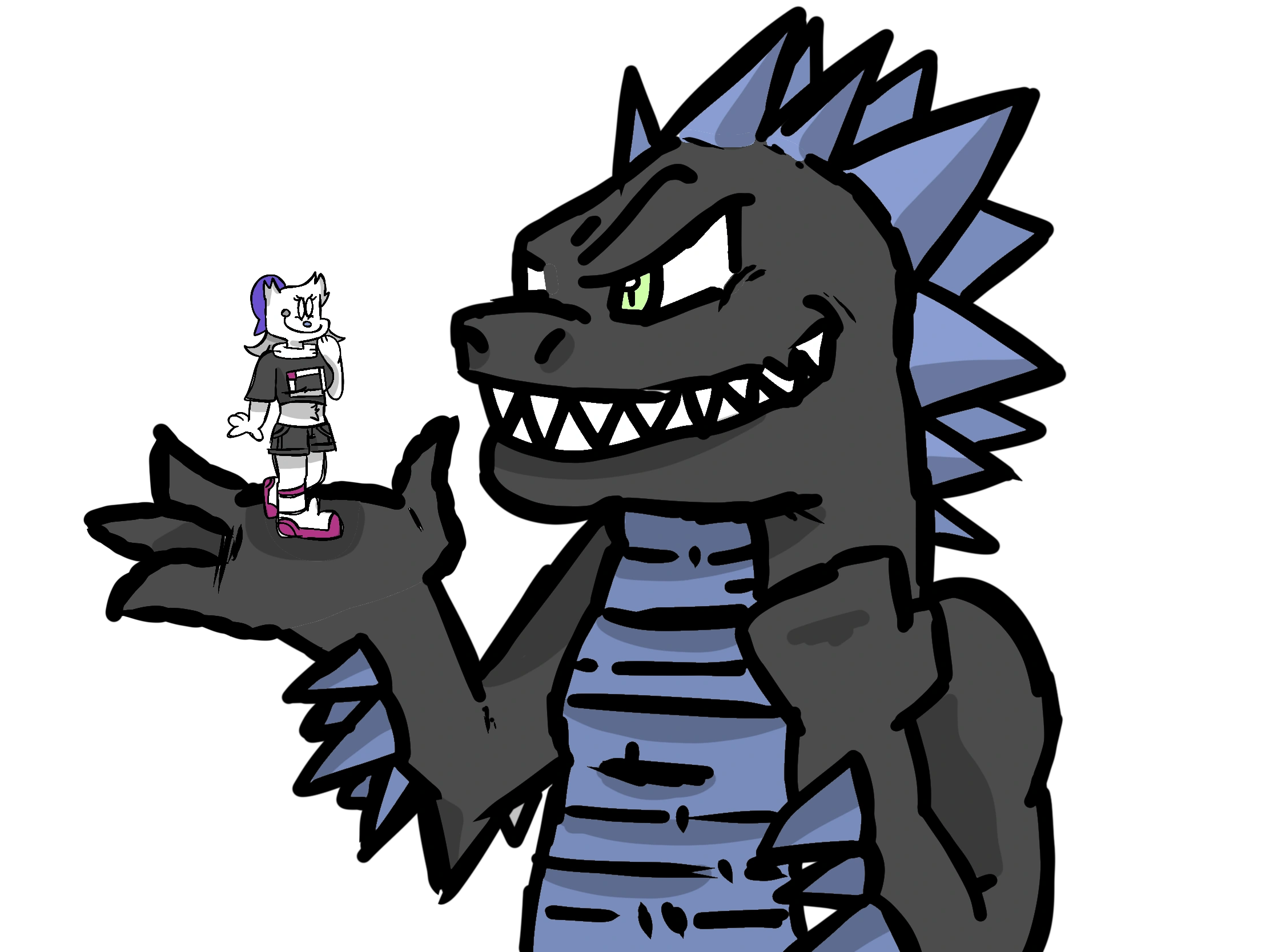 Godzilla holding ESAEB | Fandom