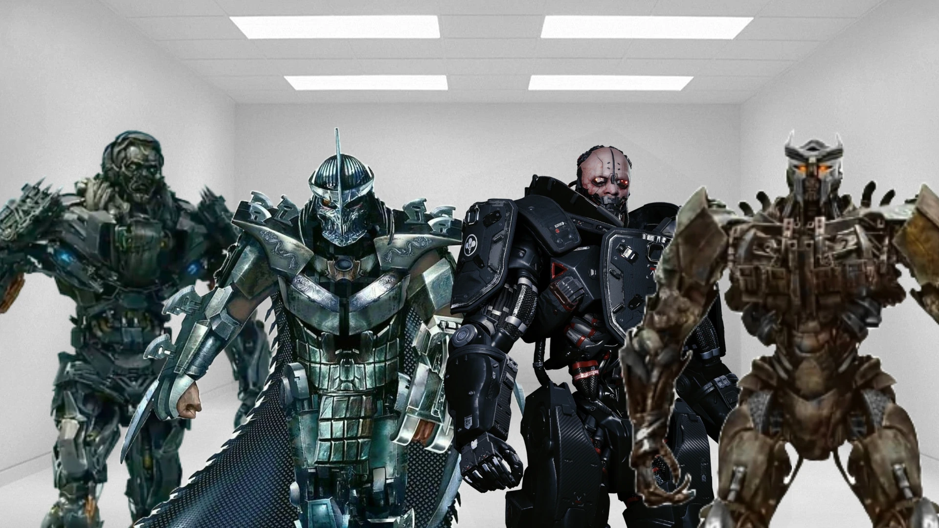 I put these 4 into one room. What do you think, who will walk out of it ...