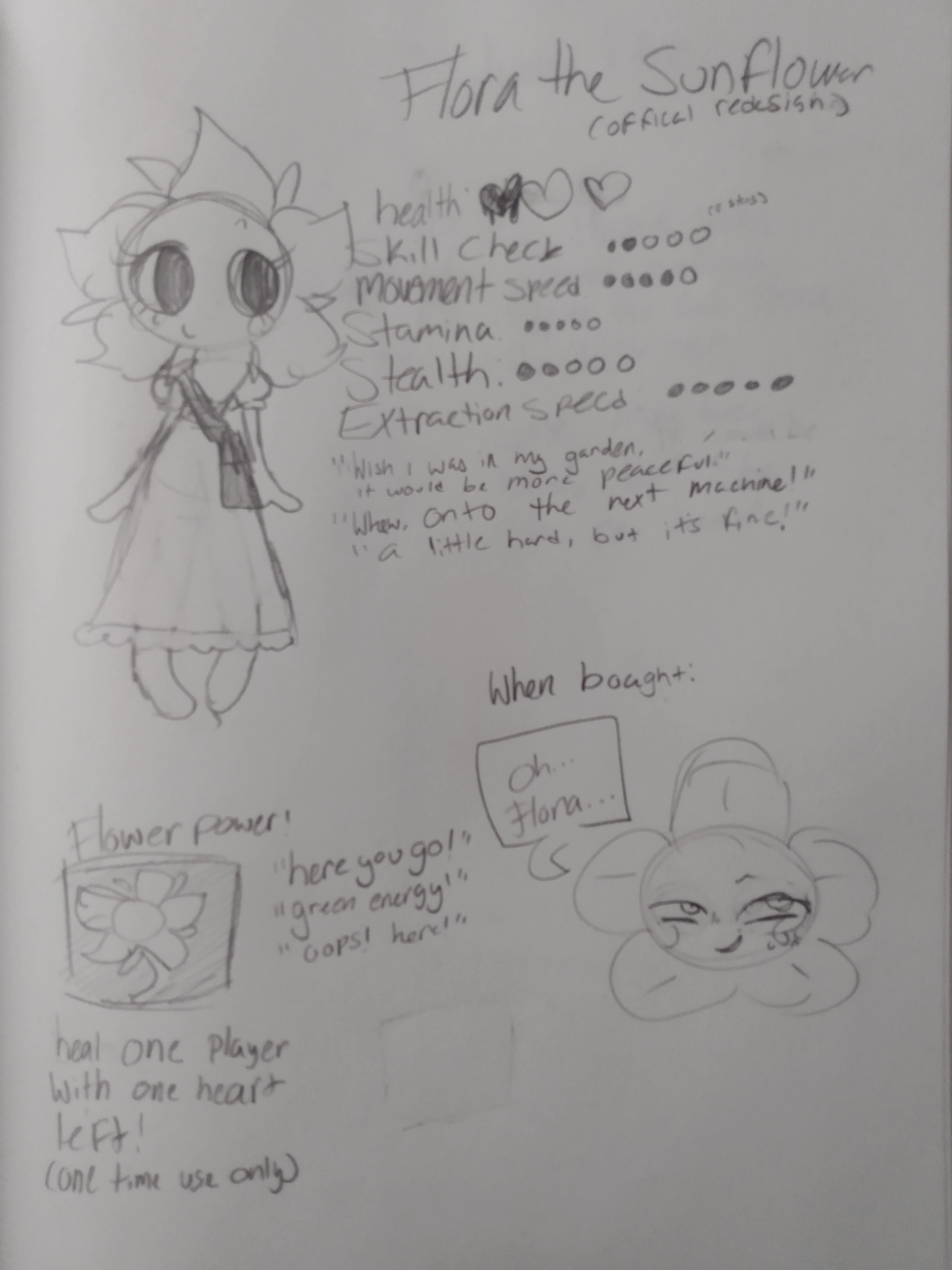 Flora the Sunflower redesign | Fandom