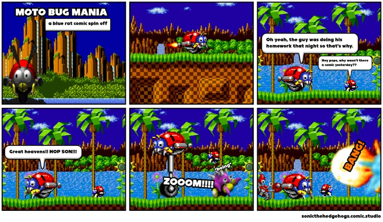 a blue rat comic #16: Moto Bug Mania | Fandom