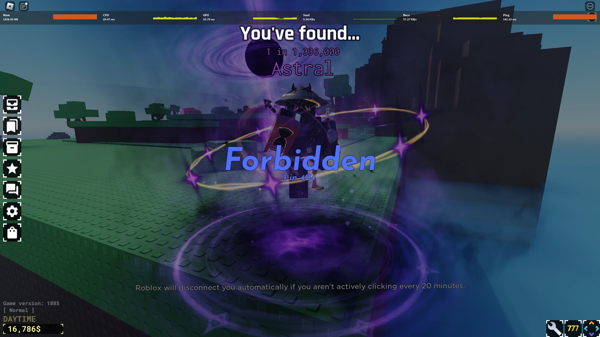 just got this bad boy with no potions what so ever(the astral aura ...